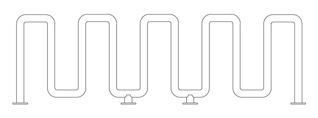 Series 15 Pipeline Bike Rack | Frances Andrew